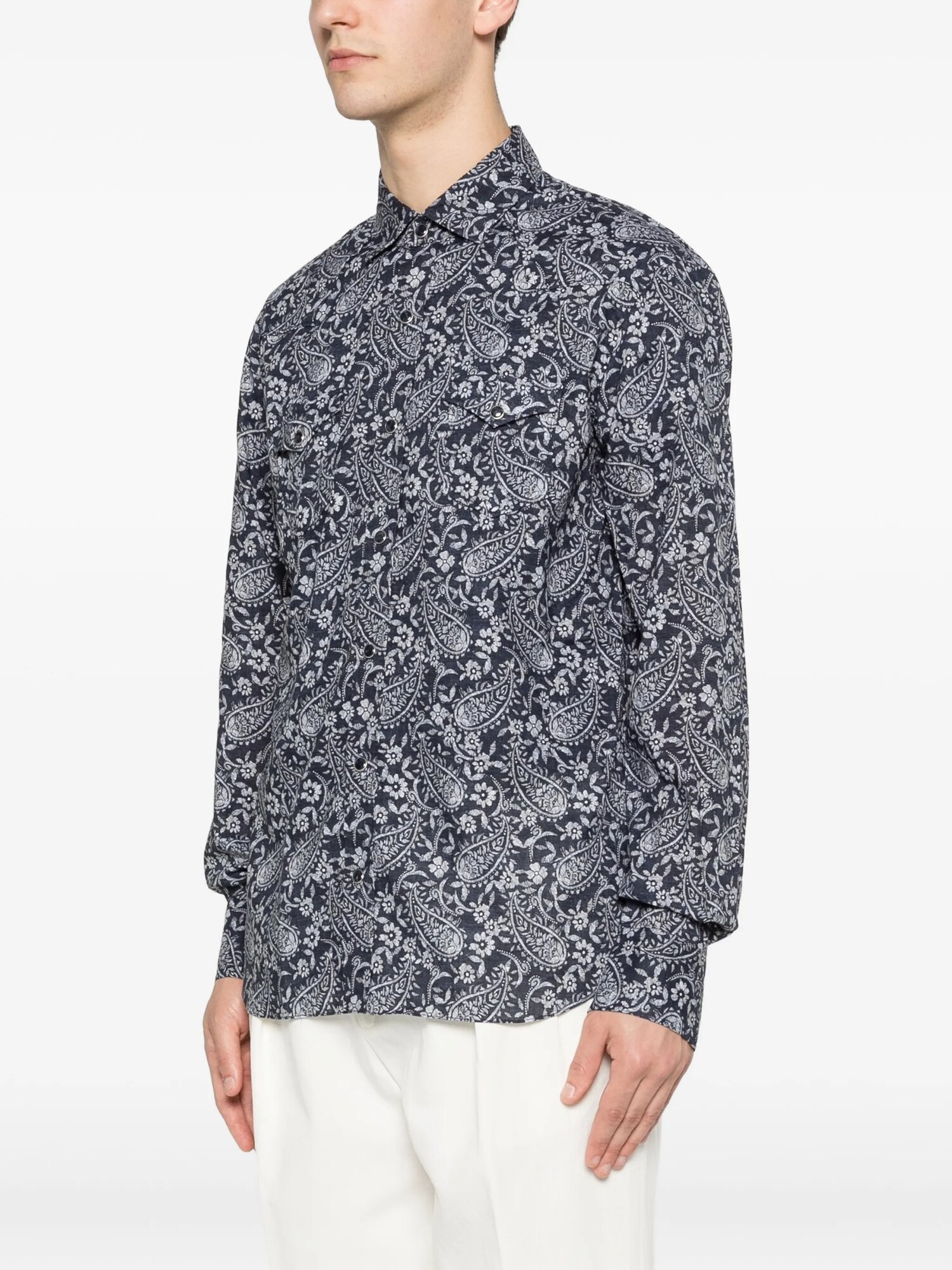 Рубашка Barba Paisley shirt, размер XL — фото 1