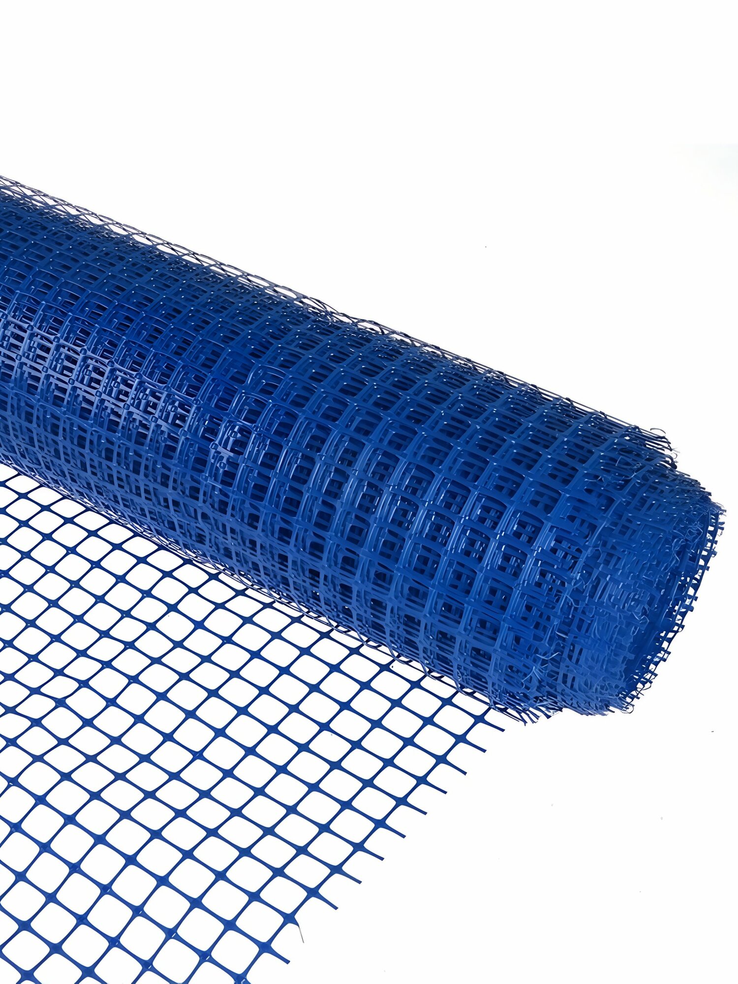 Сетка садовая пластмасса, ячейка 15 х 15 мм, квадратная, 100х2000 см, синяя, Зеленый Луг, Удачная