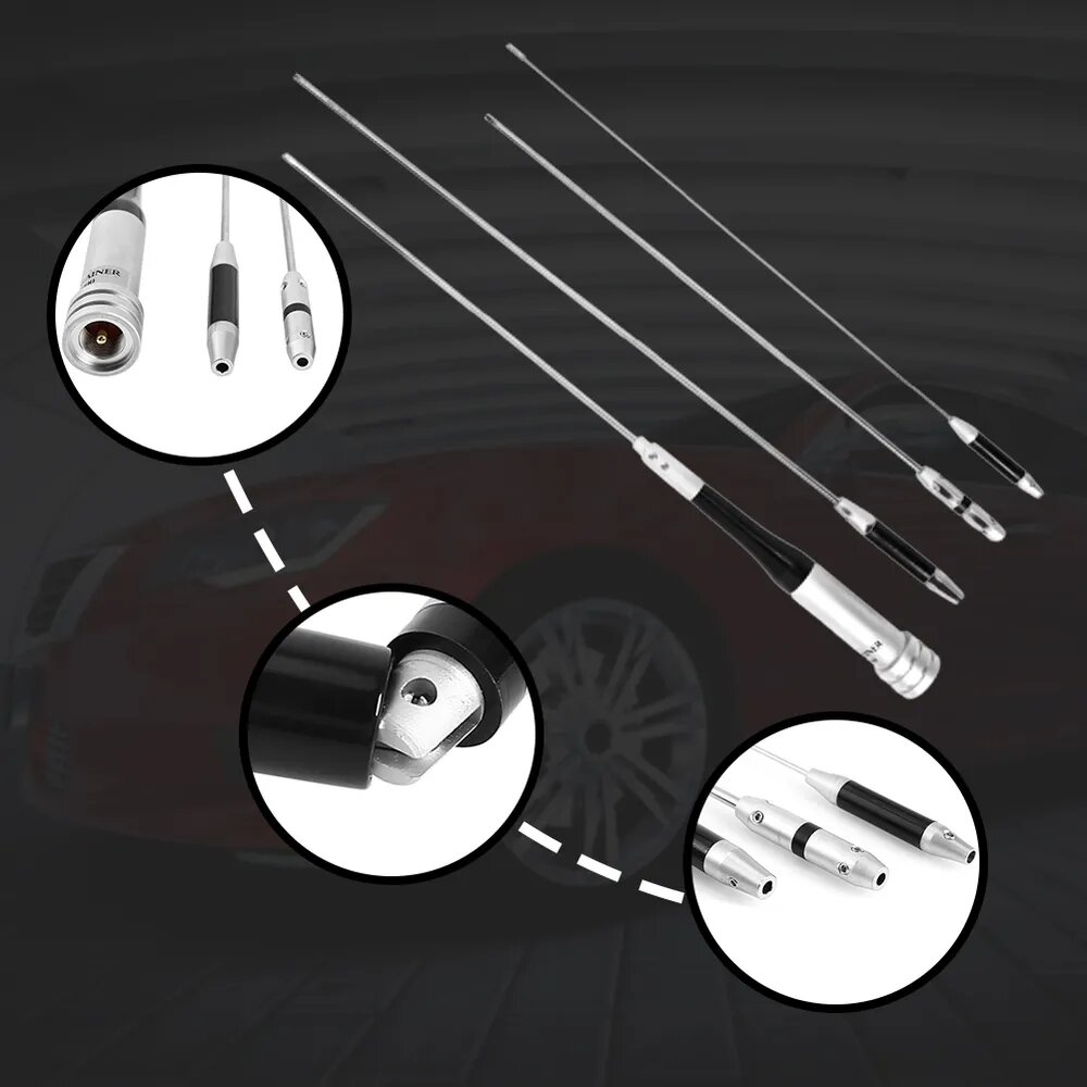 Высокочувствительная автомобильная антенна UV-диапазона SG-7900, 144/430 МГц, усиление 5,0/7,6 дБ