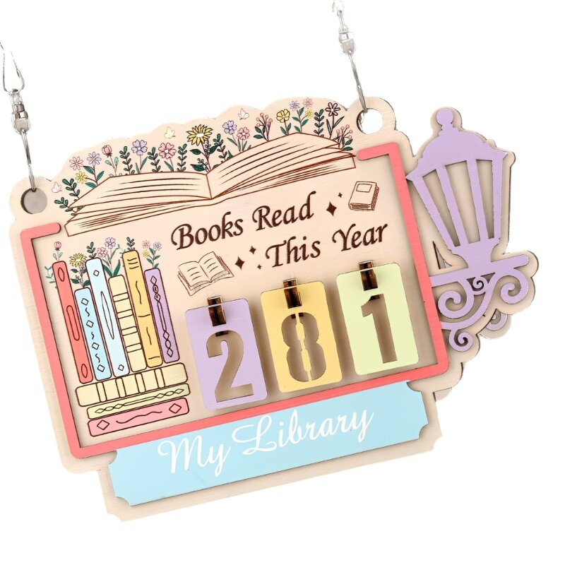 Деревянные Трекеры для чтения Помогают при чтении для четкого визуального отслеживания прогресса в Чтении книг, помогая читателям Отслеживать Количество использованных страниц