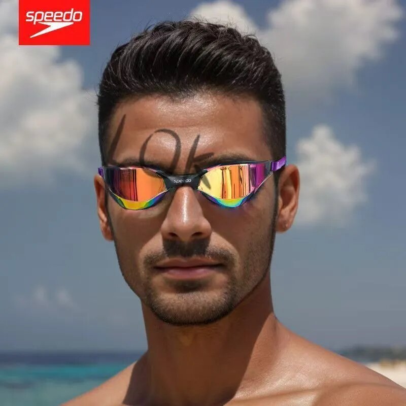 Speedo Очки для плавания Unisex зеркальные для соревнований и тренировок, универсальный размер — фото 1