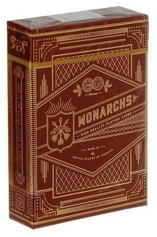 Игральные карты Theory11 Монархи / Monarchs, красные