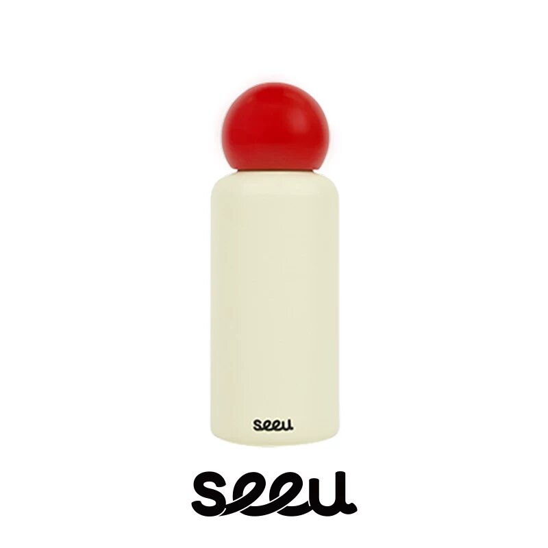 Seeu Red Nose 316 нержавеющая сталь вакуумная изоляция кружка 300мл кремовый