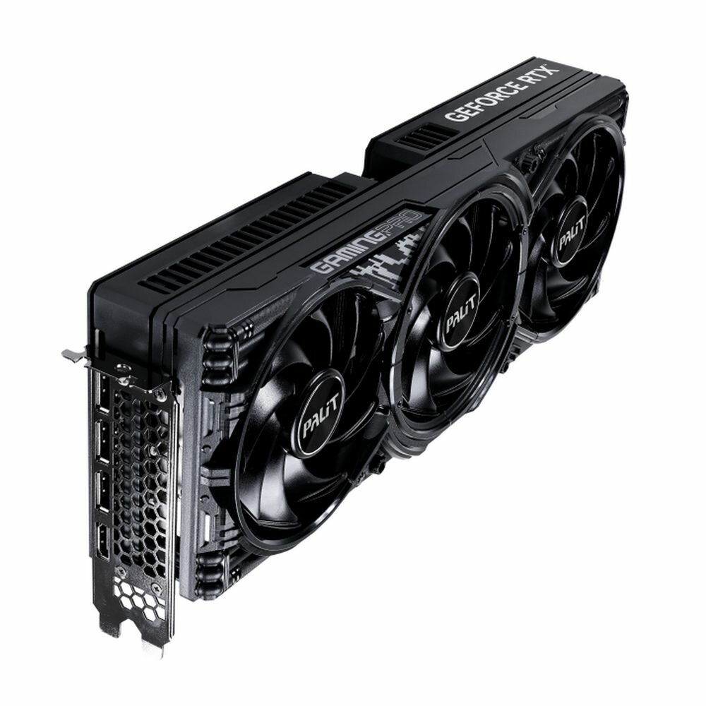 Palit Видеокарта Palit NE75080S19T2-GB2031A Видеокарта PA-RTX5080 GAMINGPRO OC 16GB GeForce RTX5080 16Gb 256bit GDDR7 2295/30000 HDMIx1 DPx3 HDCP Ret PCI-E PA-RTX5080 16 ГБ (NE75080S19T2-GB2031A), LHR