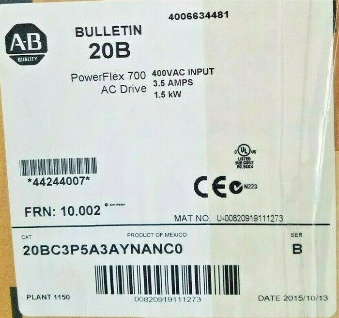 Модуль Allen-Bradley 20BC3P5A3AYNANC0