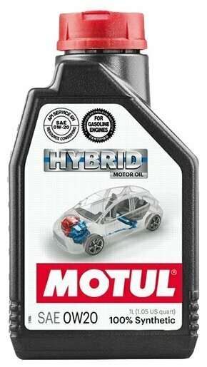 Масло моторное MOTUL Hybrid 0W20 синтетическое 1 л 107141