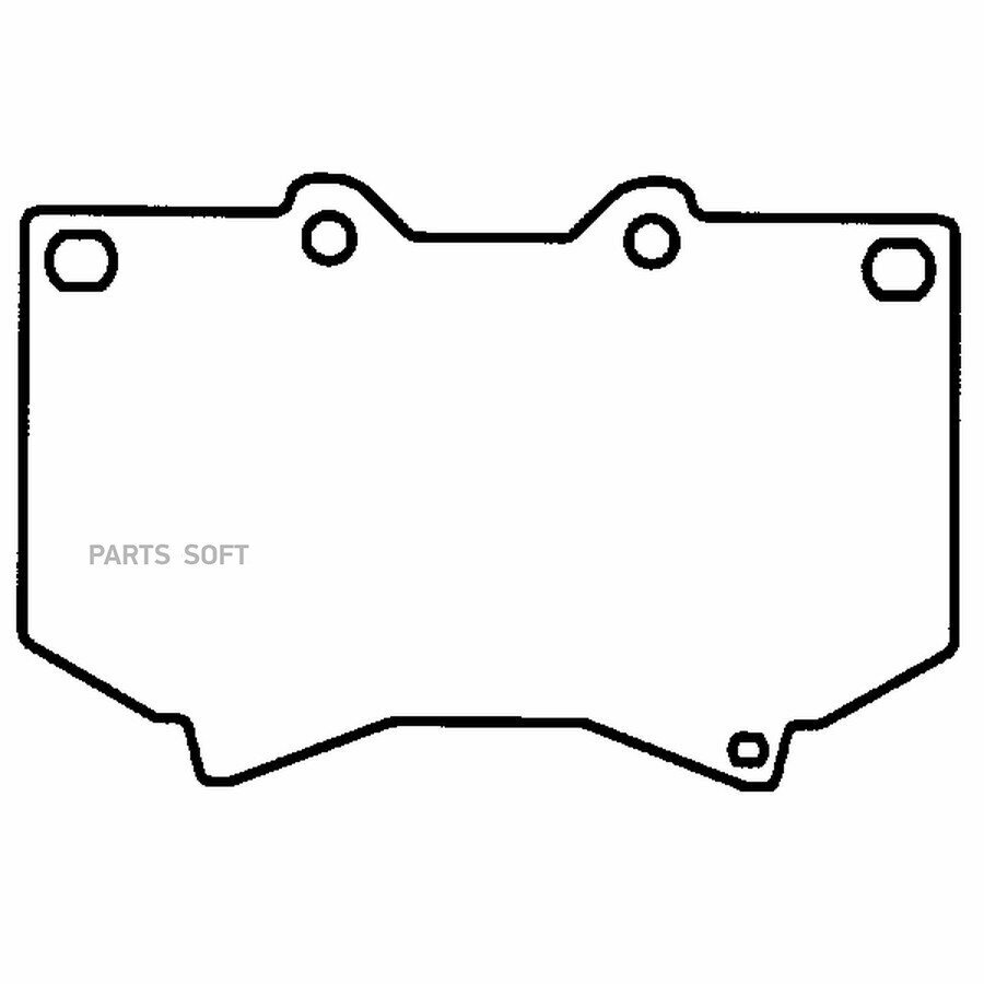 Колодки торм. перед Toyota Sequoia 2002-01 Tundra 2002-00 от официального дистрибьютора, FRICTION MASTER, артикул MKD812