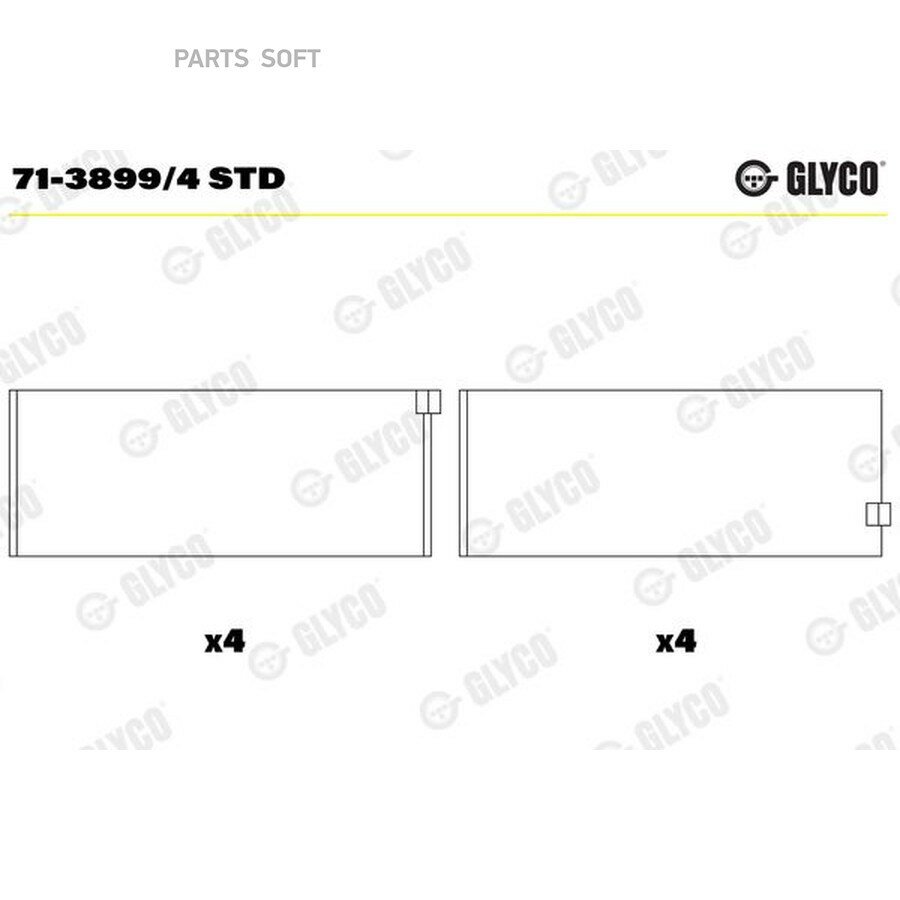 Деталь от официального дистрибьютора, GLYCO, артикул 7138994STD