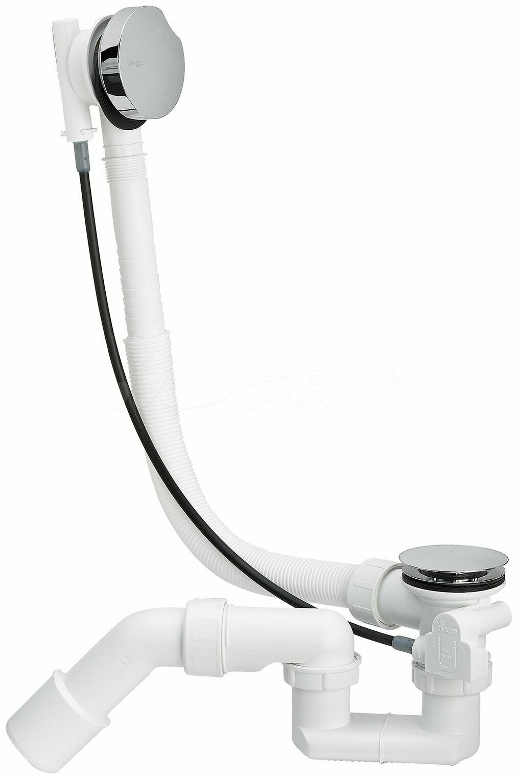 Слив-перелив Viega Simplex 285357 хром