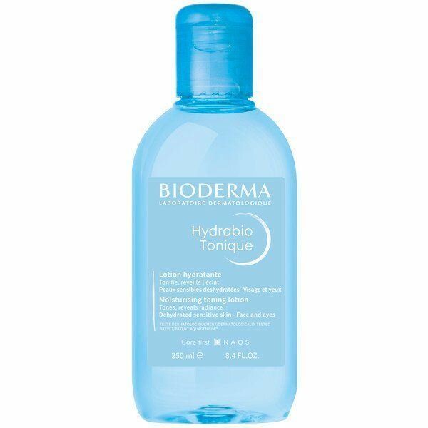 Bioderma Hydrabio/Биодерма Гидрабио лосьон тонизирующий для чувствительной и обезвоженной кожи лица увлажняющий фл. 250 мл