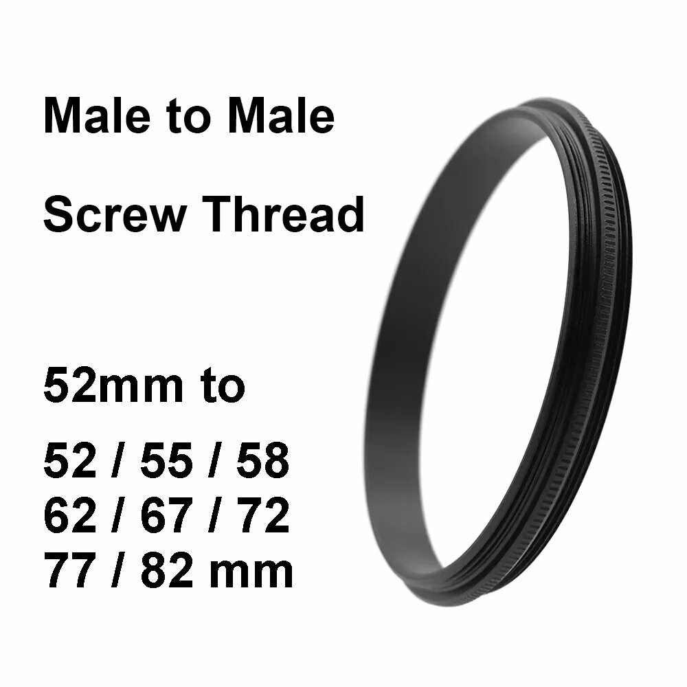 Переходник резьбы LingoFoto Male-Male 52-67mm