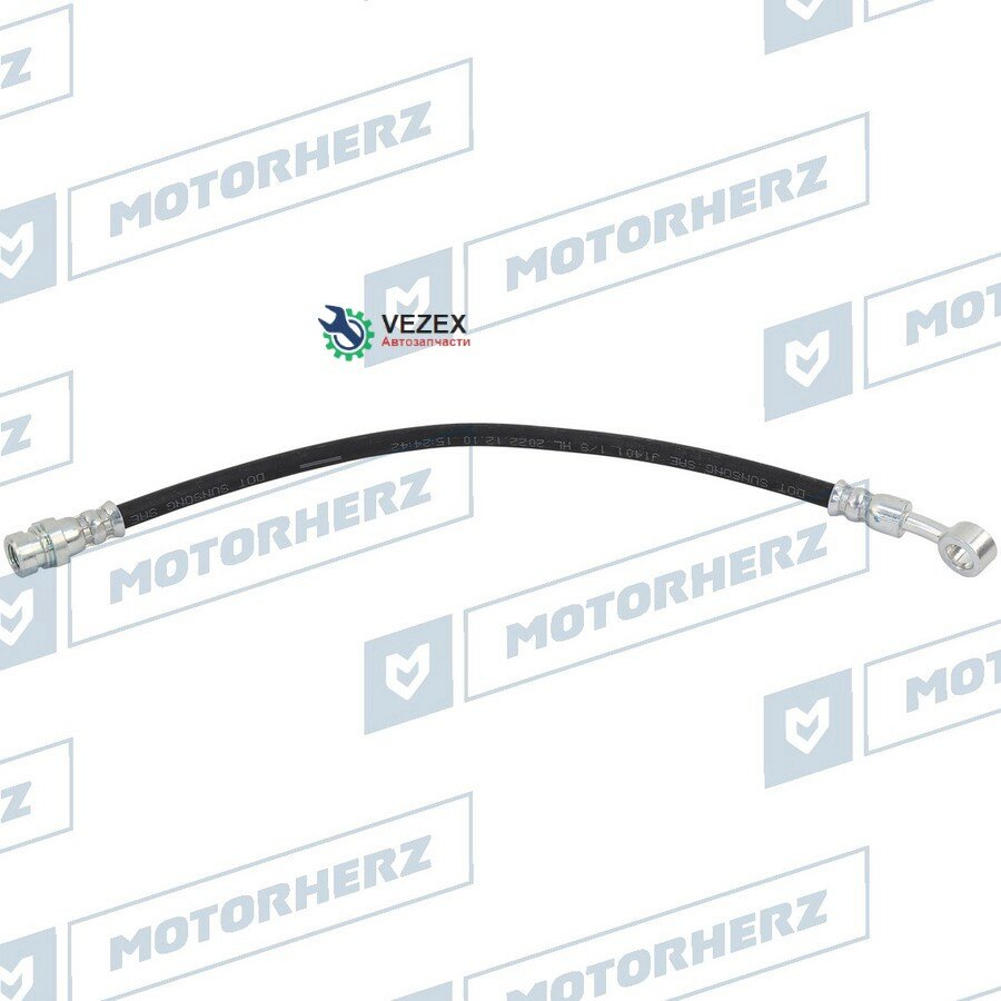 MOTORHERZ HBF0120 шланг тормозной зад! L=365 с ABS\ Hyundai Tucson 04>