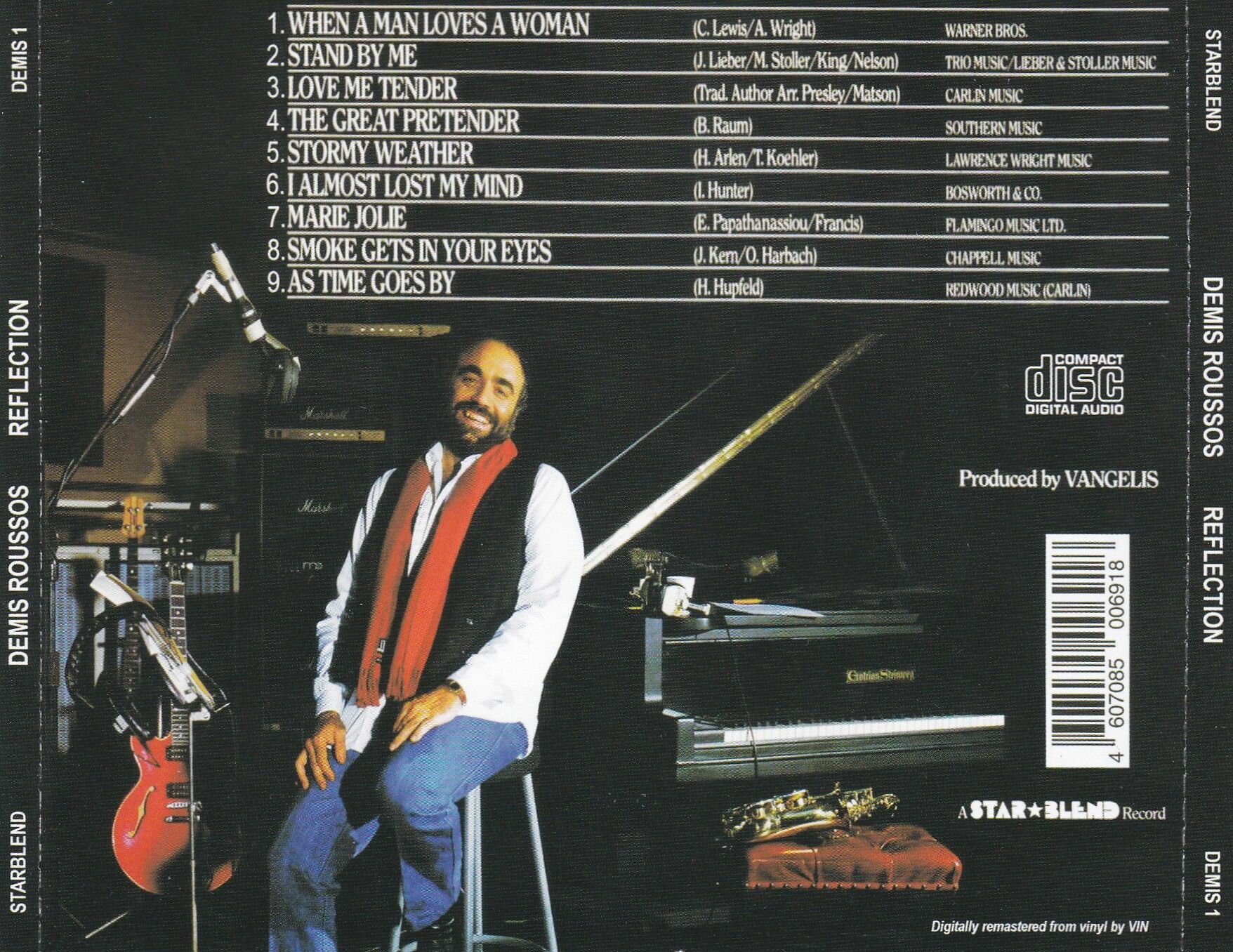 Demis Roussos - Reflection, 1984, 4-page, CD-Аудио — фото 1