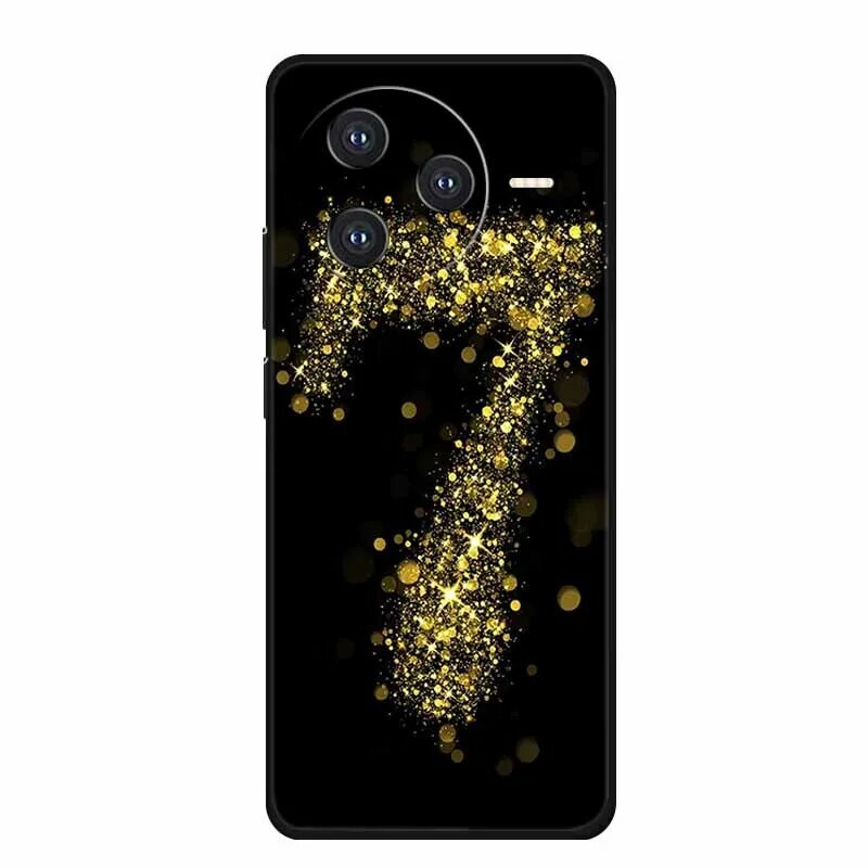 Для Xiaomi Poco F7 Pro Чехол F7Pro Coque Черный Силиконовый Мягкий Черный, B06. CH.157, Poco F7 Pro
