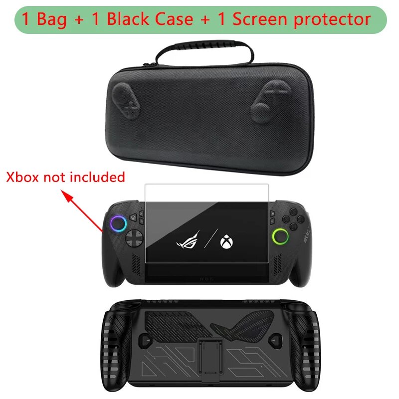 Комплект аксессуаров 3 в 1 для ROG Xbox Ally / Ally X 3 in 1 set -black