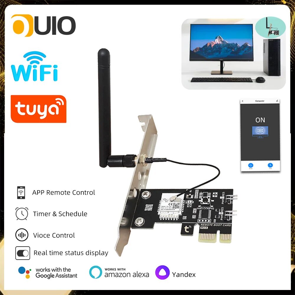 Умный выключатель питания ПК OUIO WiFi Ewelink