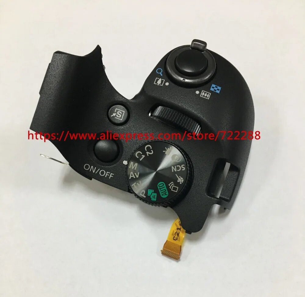 Запасные части для Canon PowerShot SX60 HS верхняя крышка режима вращающегося затвора кнопка выключателя питания блок переключателя мощности