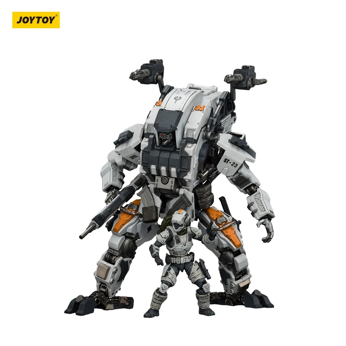 JOYTOY Dark Source 1/25 Action Figures APOC Mech Series Серый, ST-8623 With driver