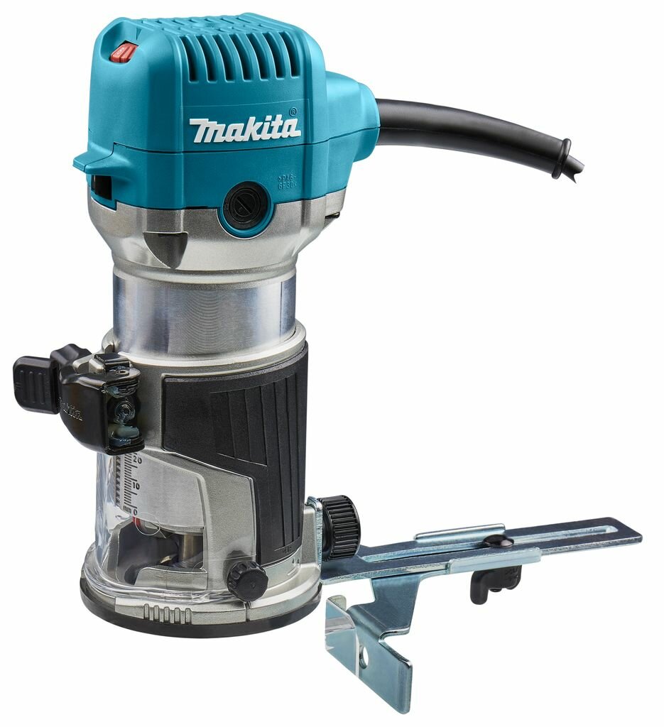 Фрезер Makita RT0702C кромочный 710Вт, цанга 6, 8мм.