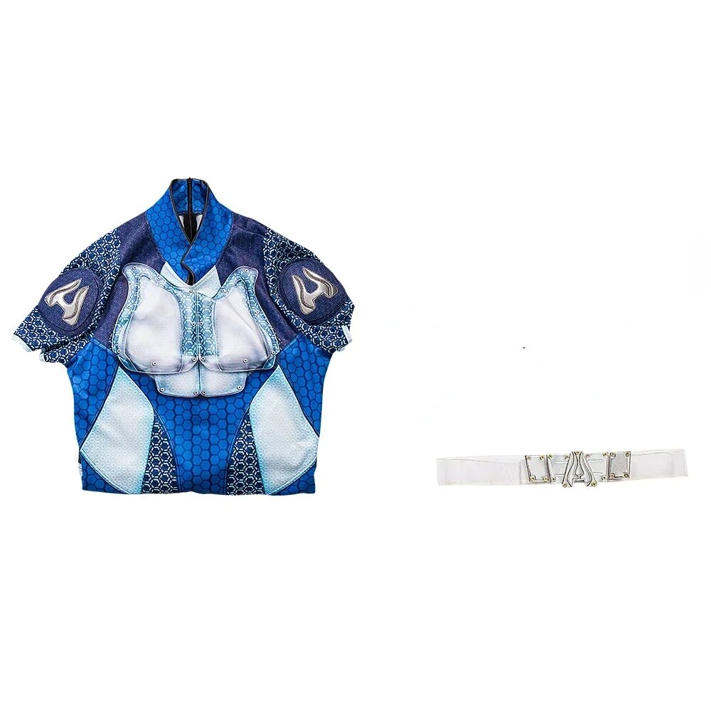 Костюм The Boys A Train для женщин из полиэстера Синий, XS, Jumpsuit Belt