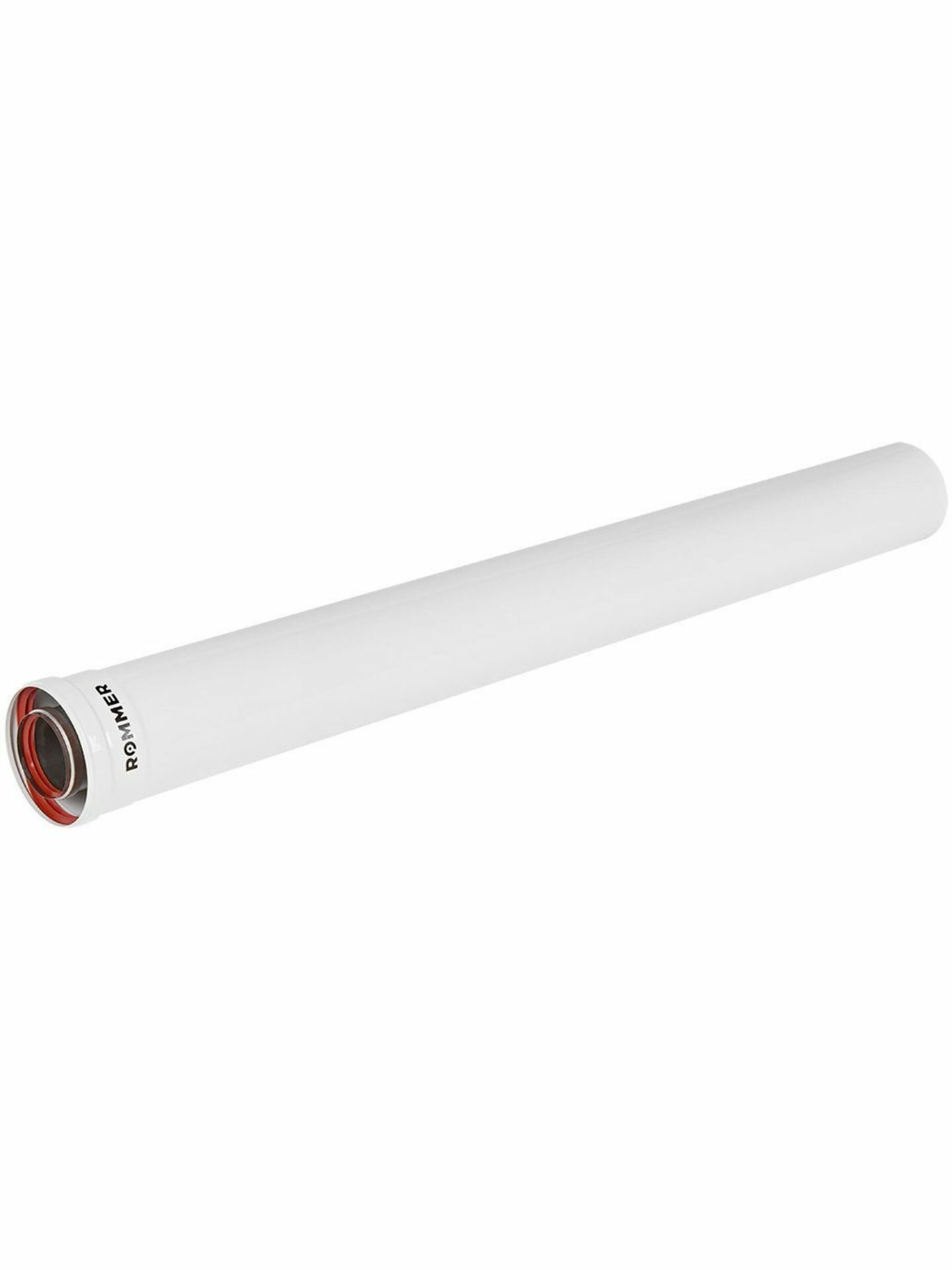 Удлинитель дымохода ROMMER INOX Line традиционный коаксиальный D60/100, L 1000мм