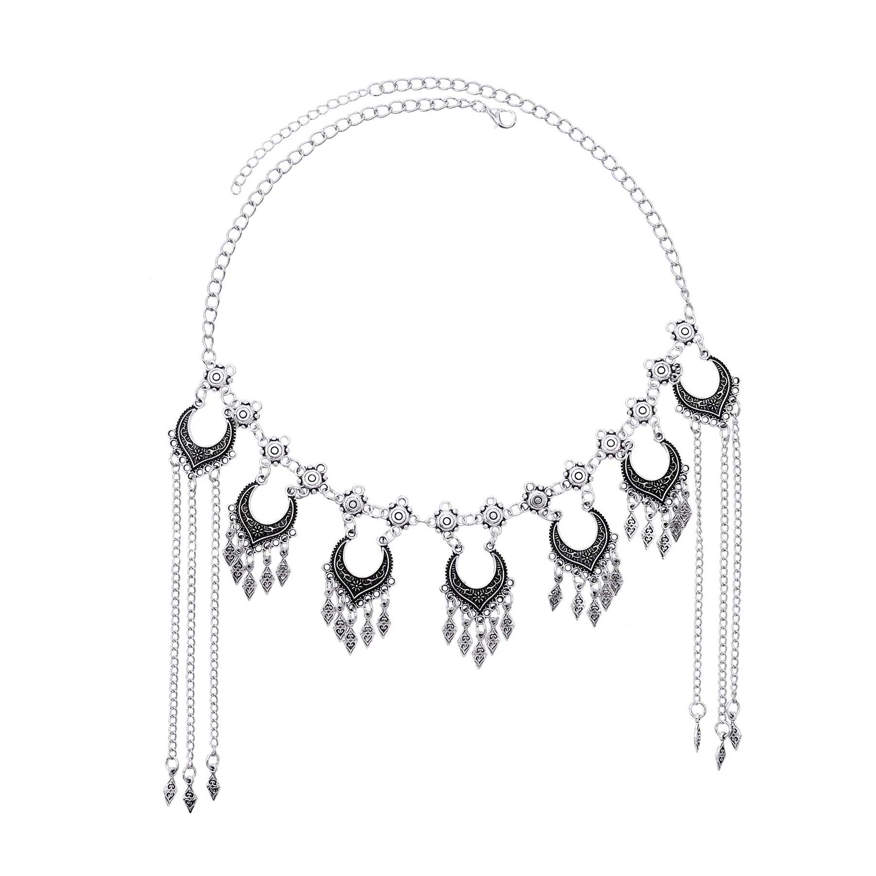 Изящная подвеска для волос Idealway Серебряный, GSilvery