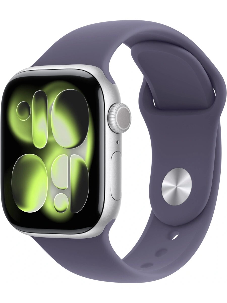 Смарт-часы Apple Watch Series 11 A3331 сереб./фиолет. Sport Band