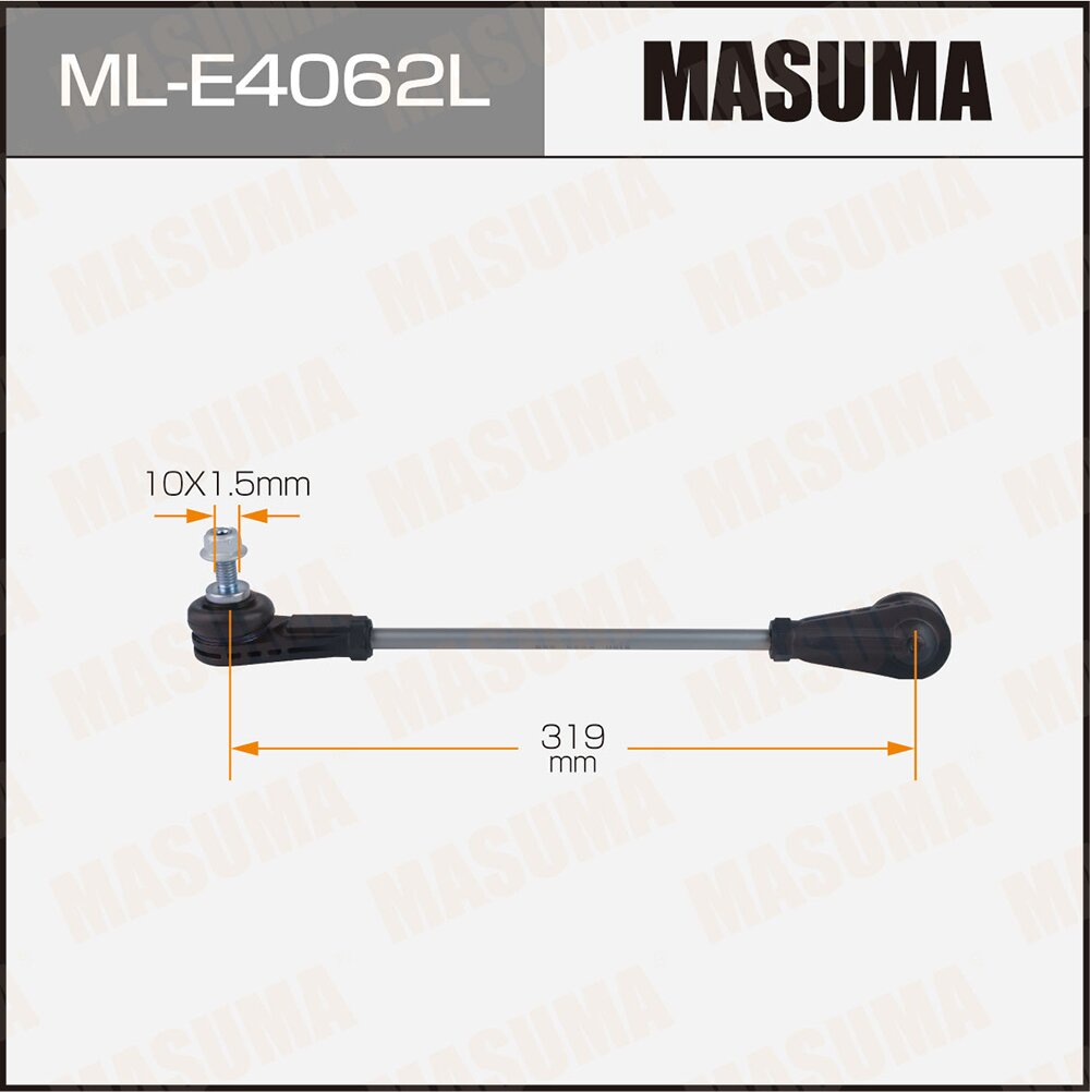 Стойка стабилизатора переднего левая Masuma ML-E4062L