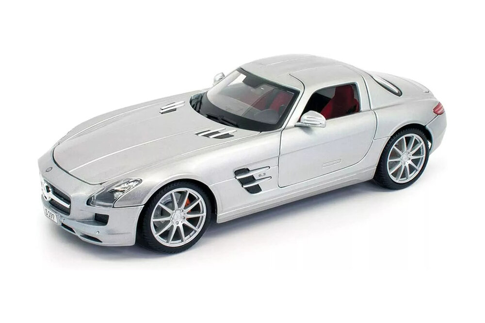 Модель коллекционная MAISTO Mercedes-benz sls amg silver / мерседес слс амг серебристый