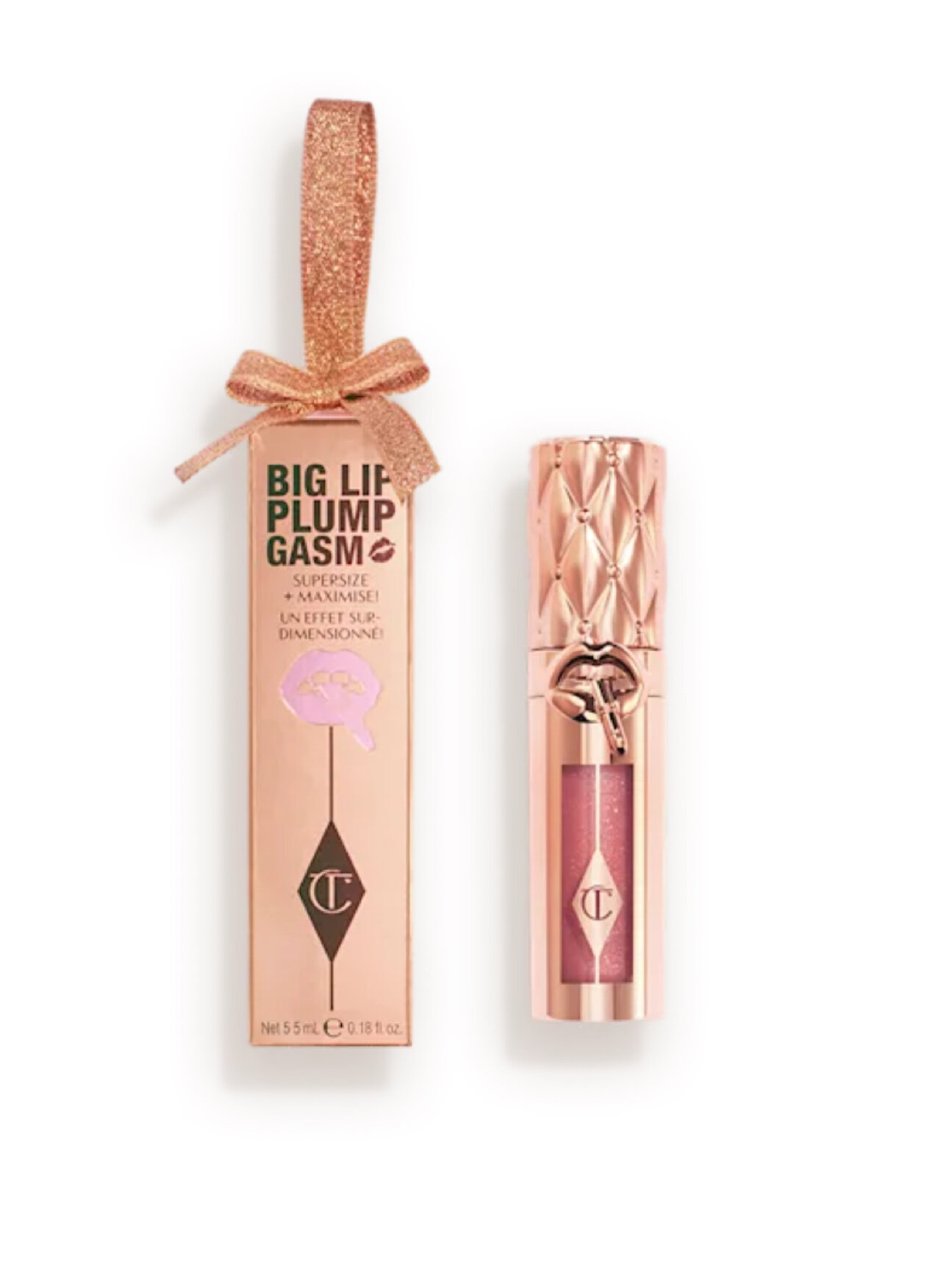 Блеск-плампер для губ Charlotte Tilbury BIG LIP PLUMPGASM, оттенок Strawberry Chocolate