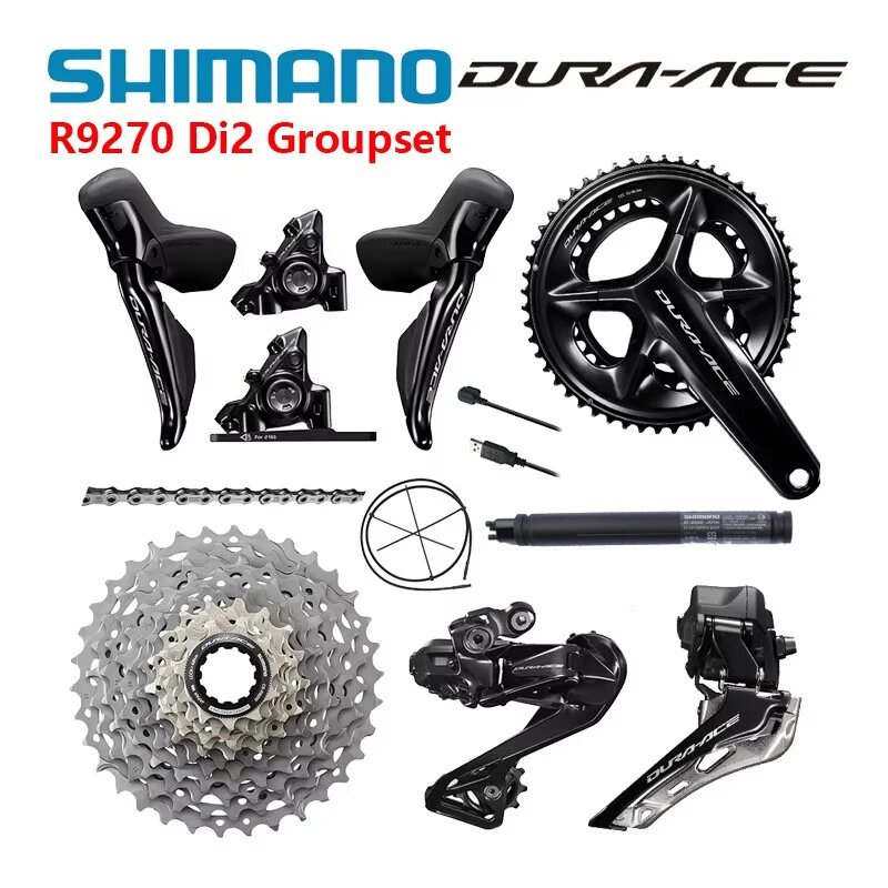 Shimano Dura Ace R9270 Groupset 2x12s для шоссейного BB-R9100, 54-40T, 172.5mm, With 34t cassette