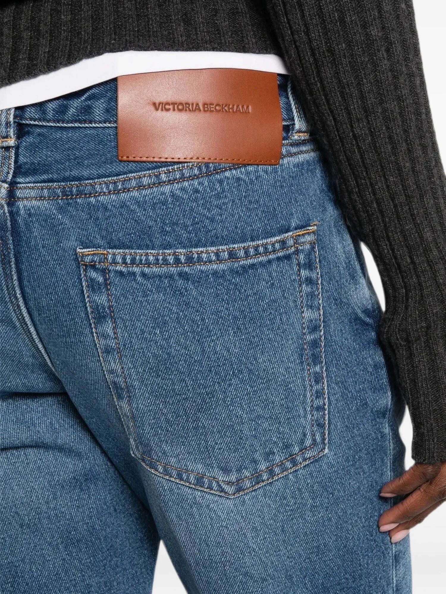 Джинсы Victoria Beckham Straight-leg jeans, размер 27, синий — фото 1