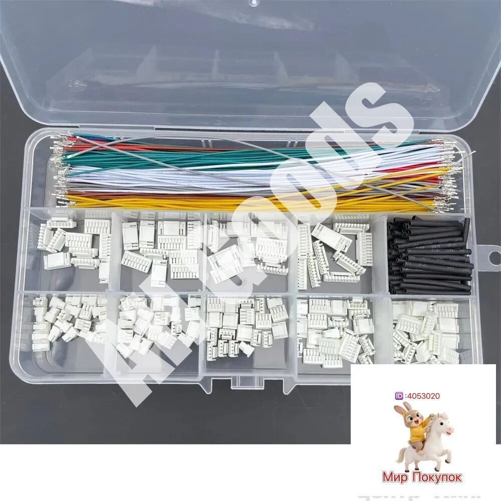 GH1.25mm муфта с пластиковой оболочкой/Комплект клеммных гнезд/клеммная колодка/контактная пружина/термоусадочная трубка набор в наличии