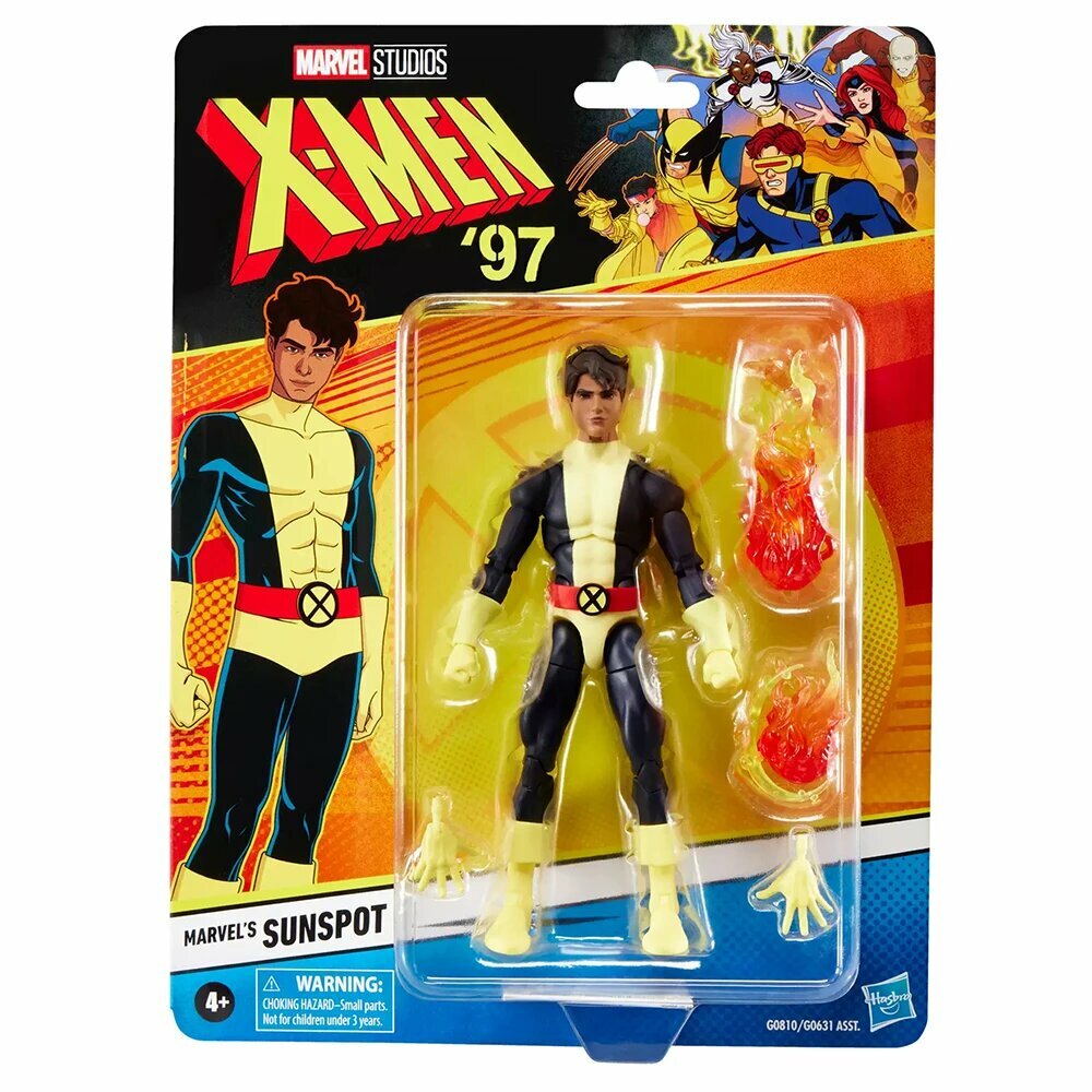 Фигурка Hasbro Marvel Legends Series X-Men '97 Sunspot 6 дюймов