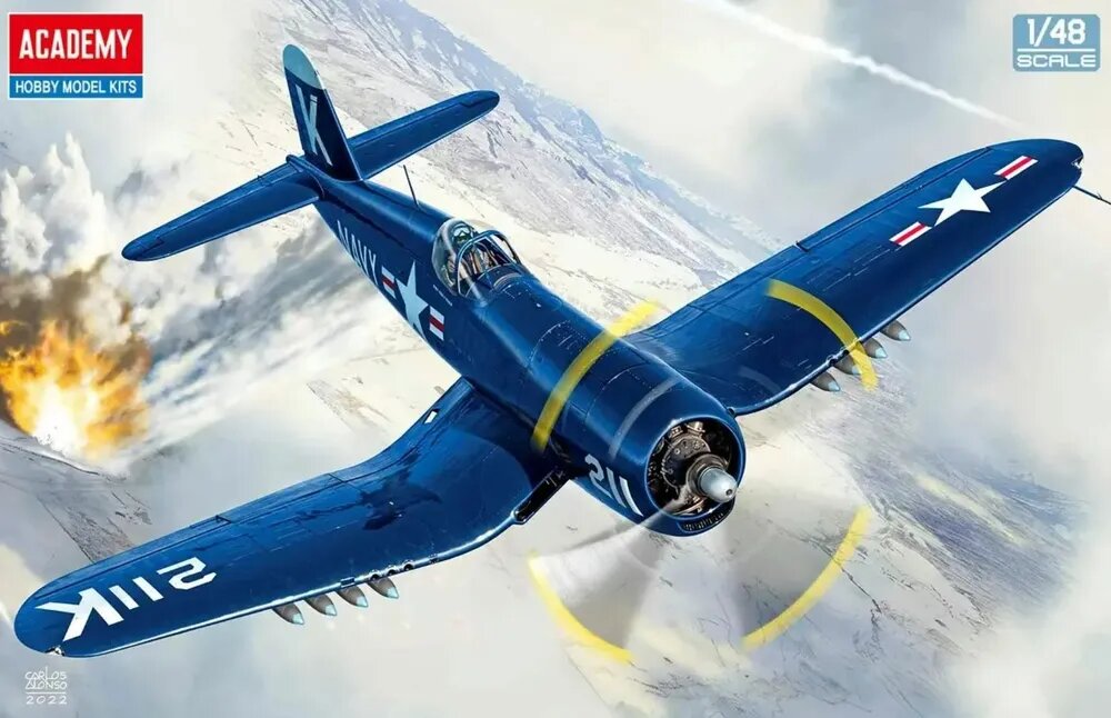 Academy Hobby 12353 1/48 F4U-4 Corsair Battle of Chosin Reservoir сборная модель самолета