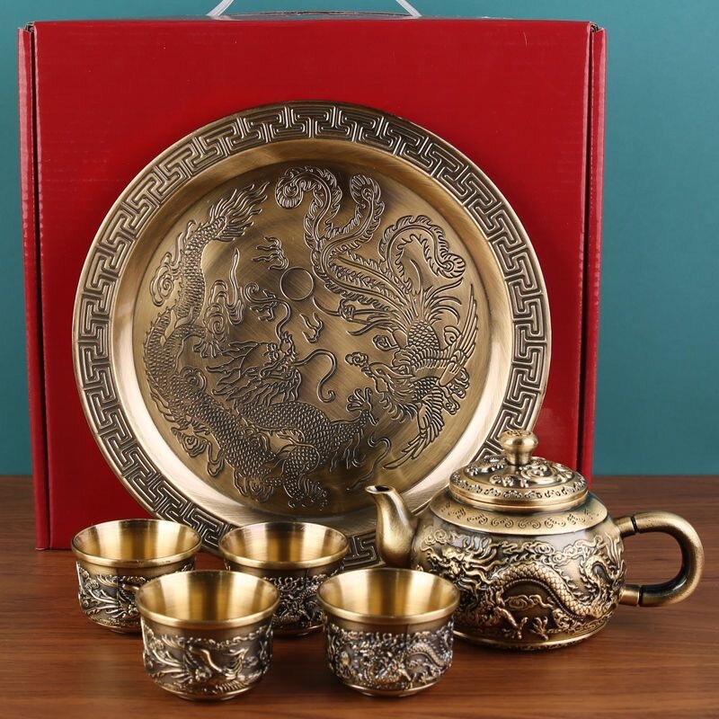 Чайник, Турецкий и марокканский набор с мини-кубками, Элегантный, Для любителей чая и подарков**