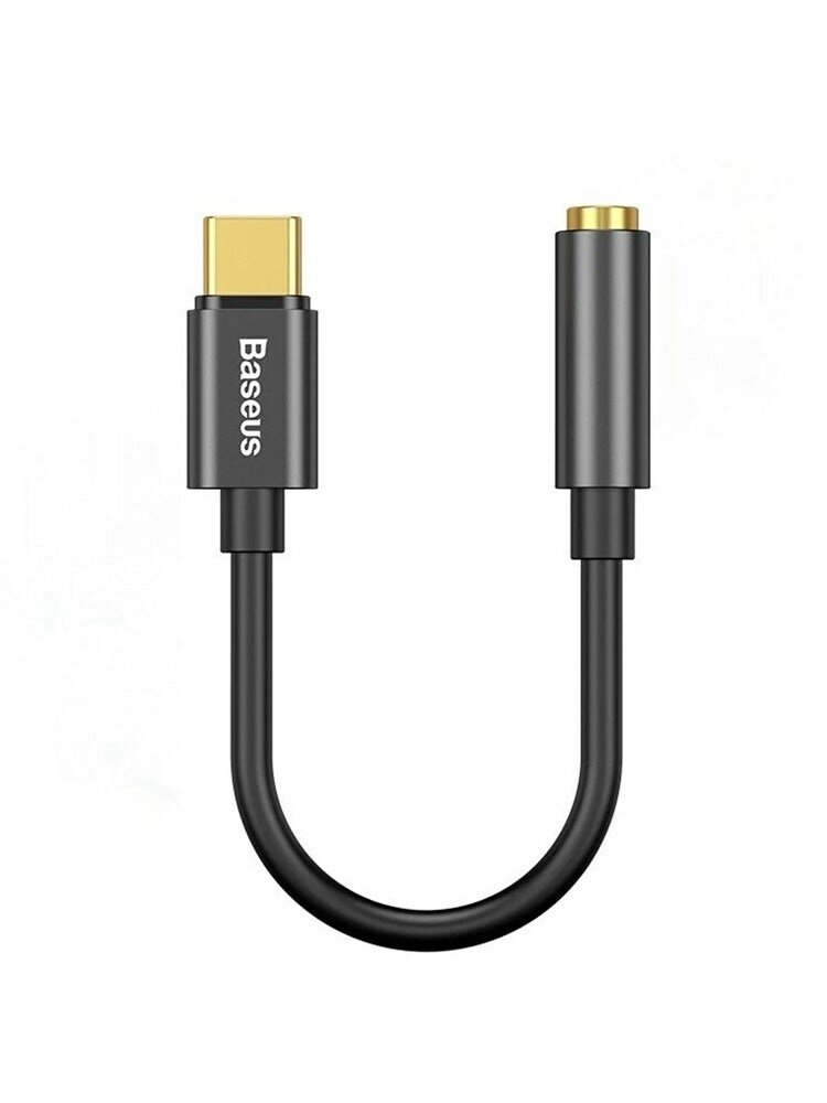 Baseus Переходник Baseus L54 USB Type-C - AUX 3.5мм CATL54-01 Черный