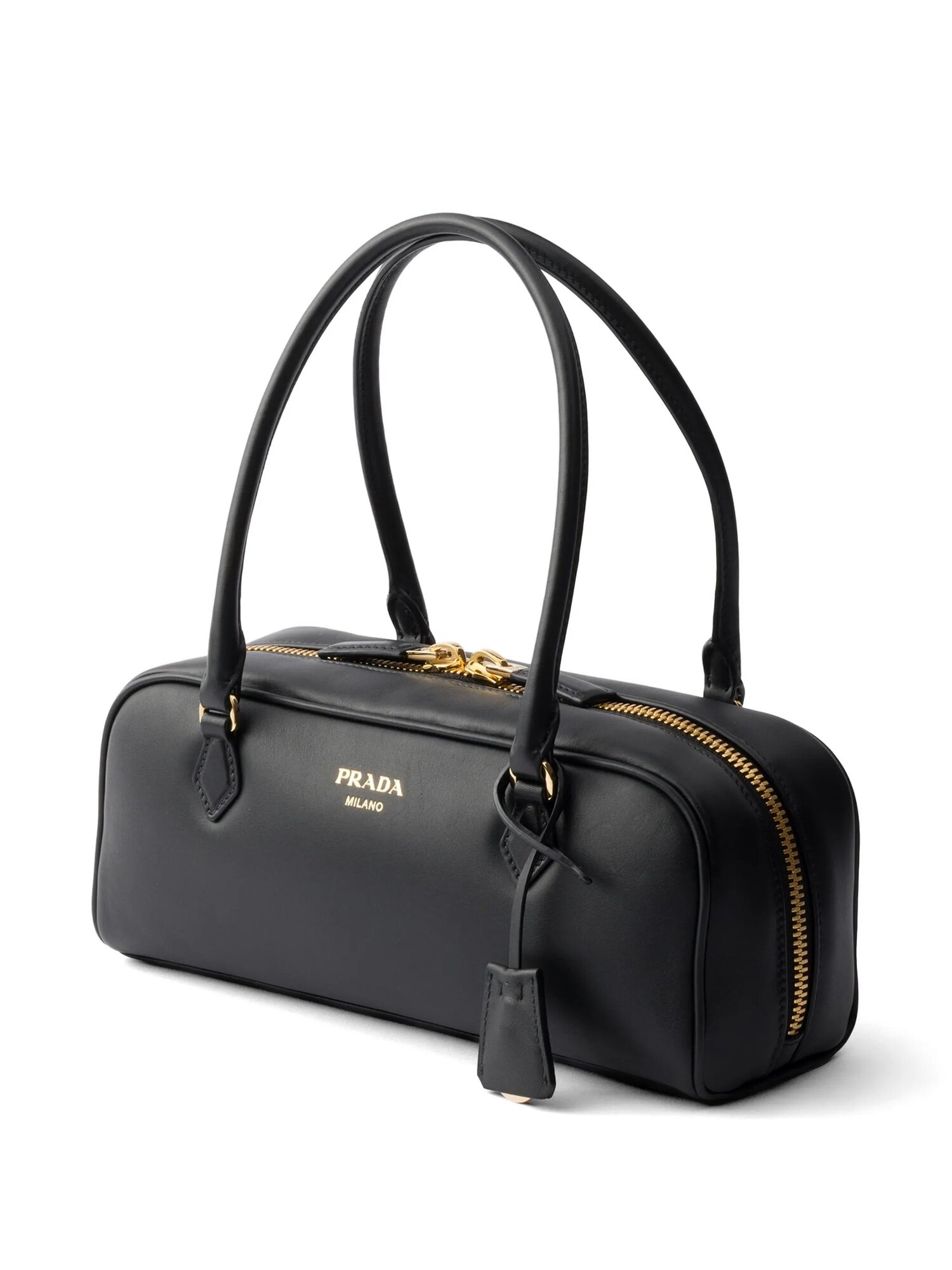 Сумка Prada Medium leather top-handle bag — фото 1