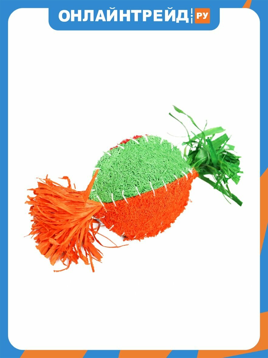 Игрушка для грызунов Bambini Pets "Репка" из люфы