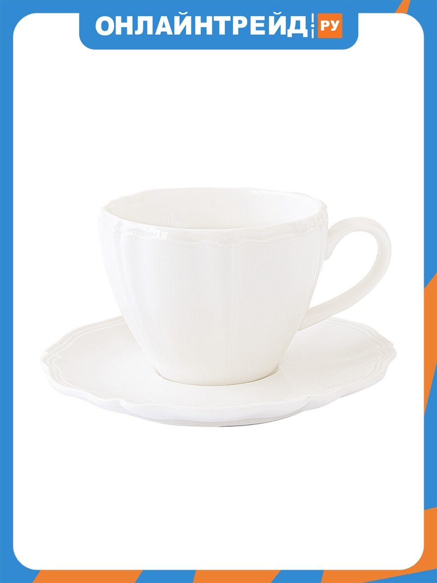 Чашка с блюдцем Easy Life "Perle" 0,12л (EL-R3056/PERW)