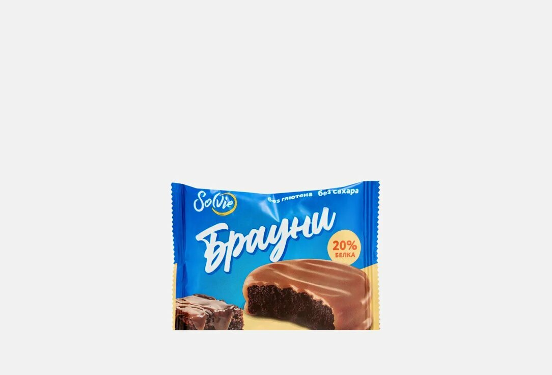 Solvie Карамель Протеиновый брауни 50 г