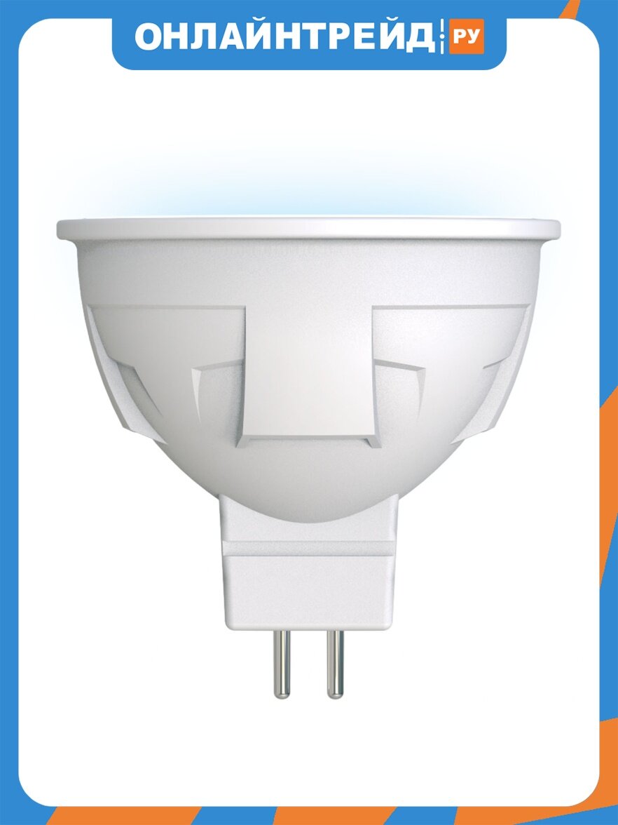 Светодиодная лампа Uniel LED-JCDR 6W/NW/GU5.3/FR PLP01WH Форма «JCDR» 4000K