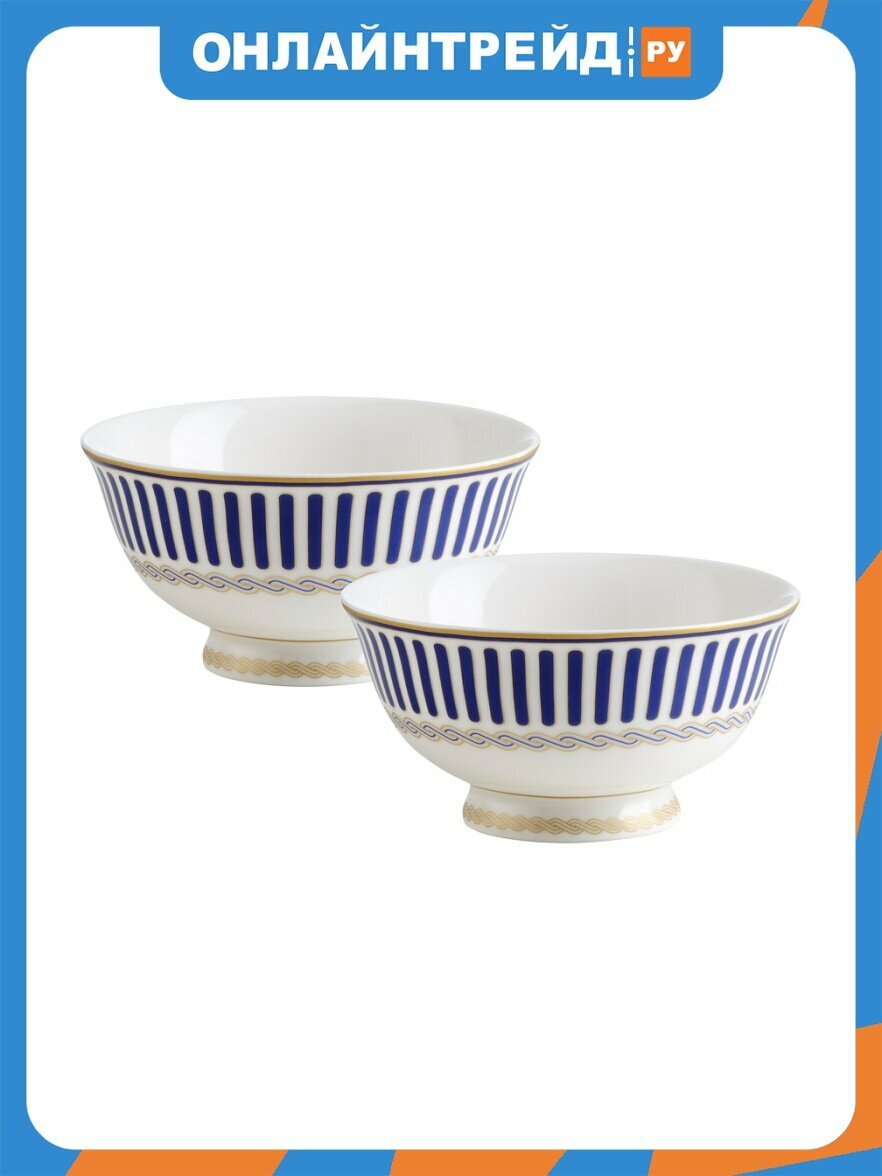 Набор из 2-х салатников Pozzi Milano 1876 "Corallo" 11 см, 0.28л (PM-0129/CORA)