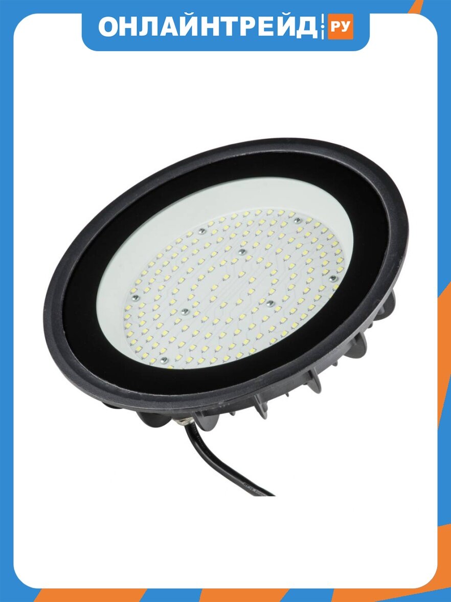 Промышленный светильник Uniel ULY-U35C-150W/6500K IP65 BLACK