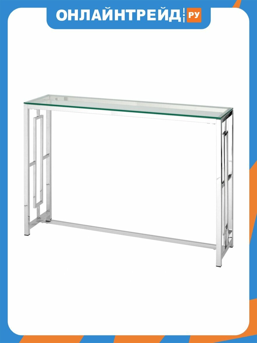 Консоль Stool Group стул груп бруклин 115*30, прозрачное стекло, сталь