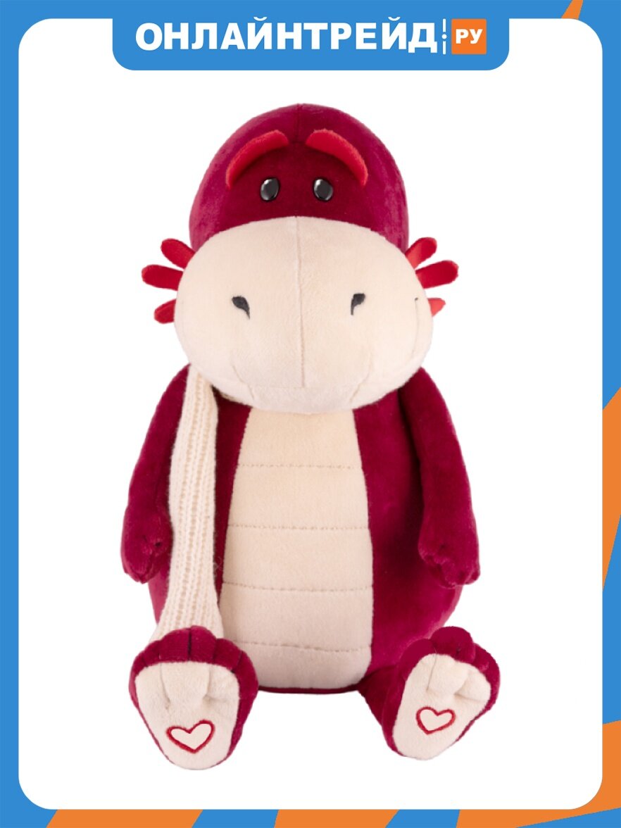 Мягкая игрушка Maxitoys Дракон Патрик В Шарфике, 25 см