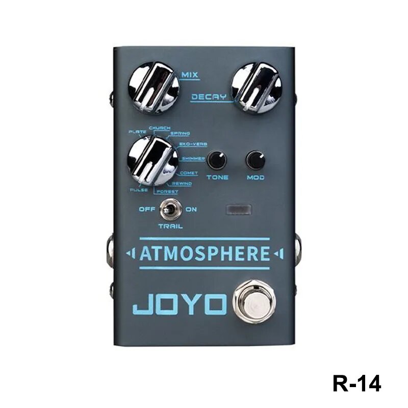 ATMOSPHERE 9 Цифровая реверберационная педаль эффектов для электрогитары JOYO R-14