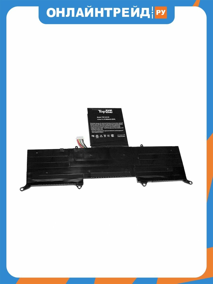 Аккумулятор TopON для ноутбуков Topon Acer Aspire S3 Ultrabook Series. 11.1V 2600mAh 29Wh. PN: AP11D4R, BT.0030.