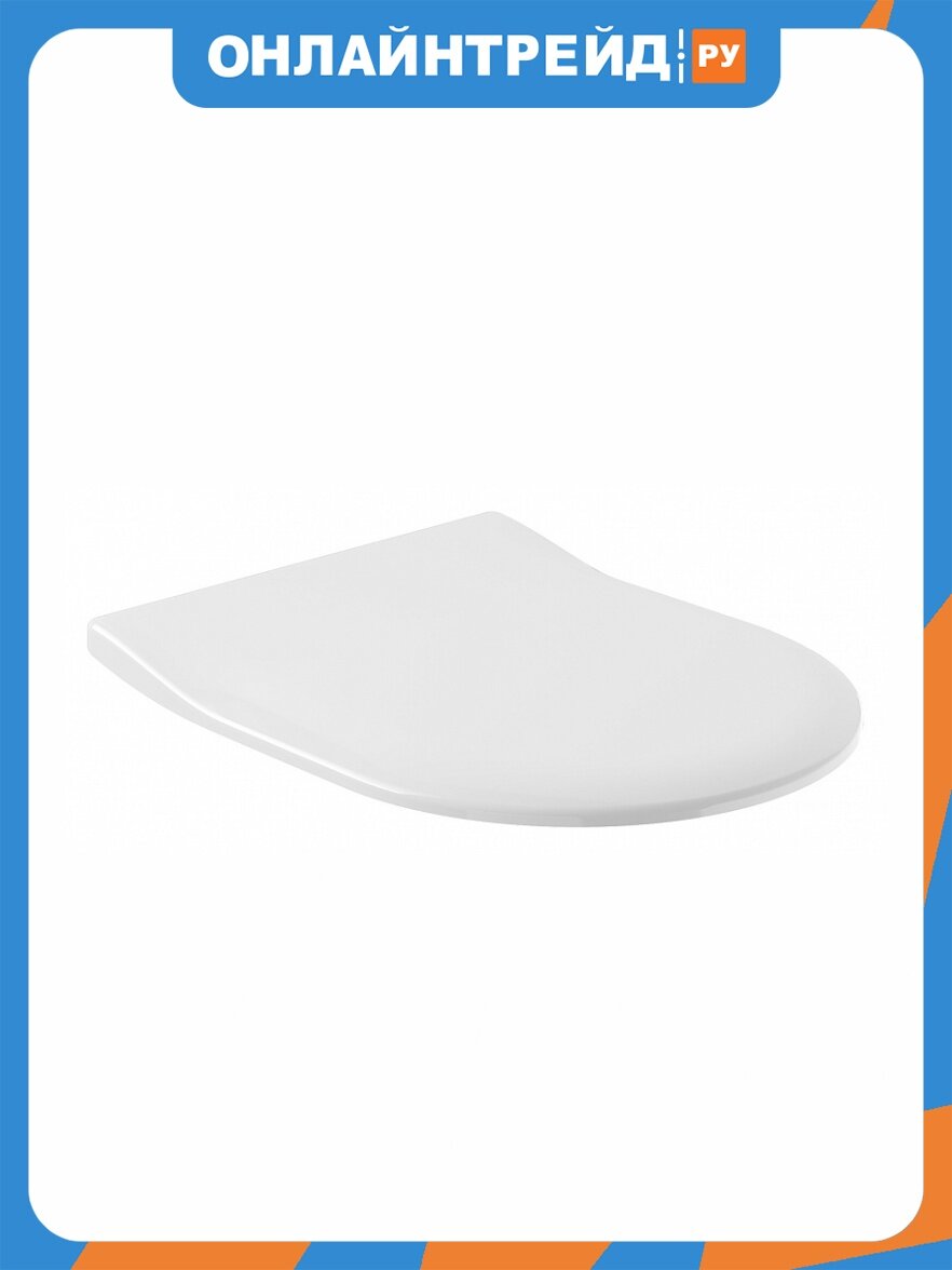 Сиденье для унитаза Villeroy & Boch 9M78S101, с мех. SOFT CLOSE бел. Альпин/хром