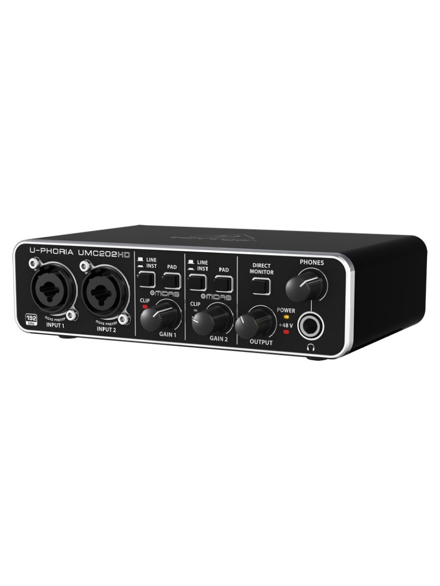 Аудиоинтерфейс Behringer UMC202HD — фото 1